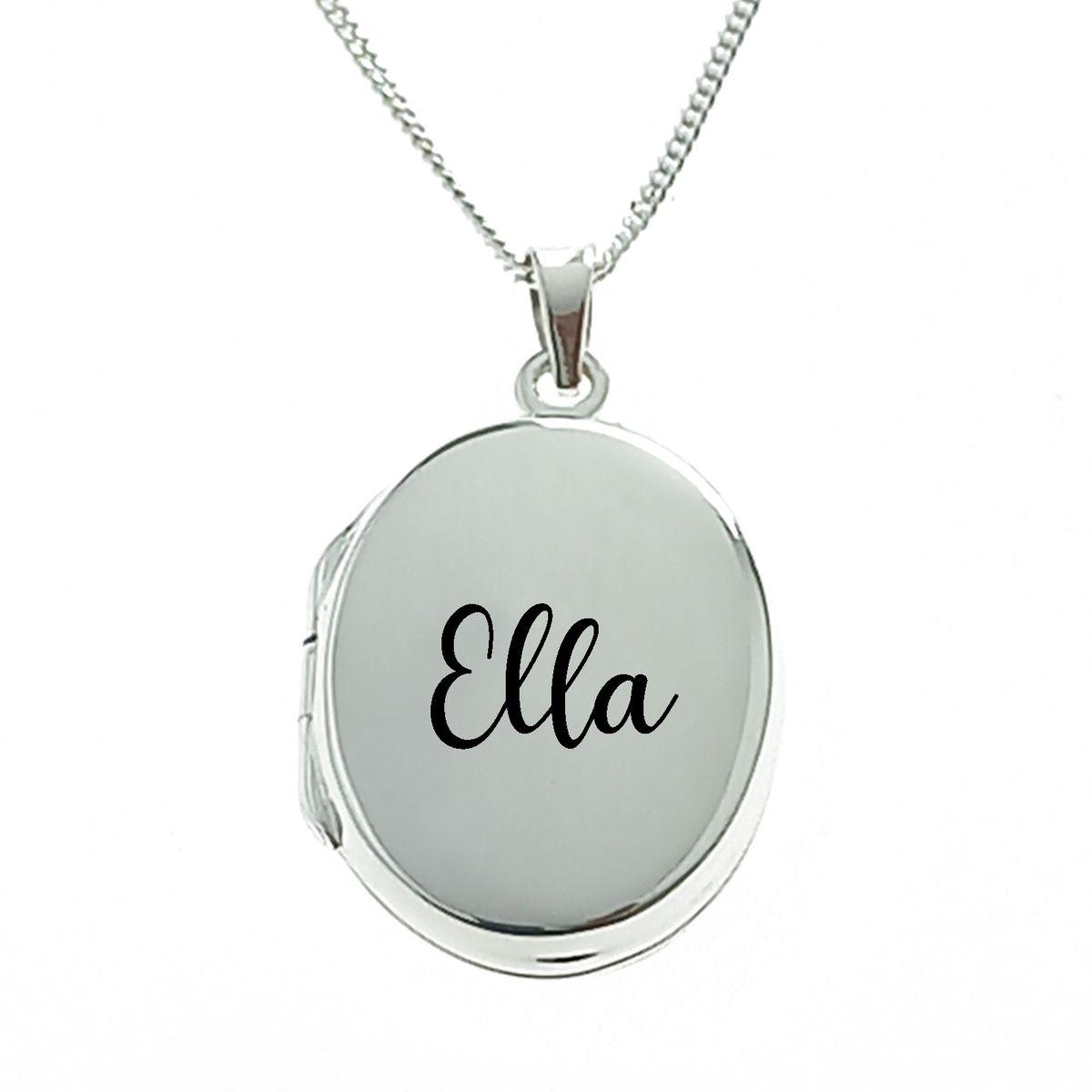 Ella Sterling Silver Locket with Chain | Shop Today. Get it Tomorrow ...