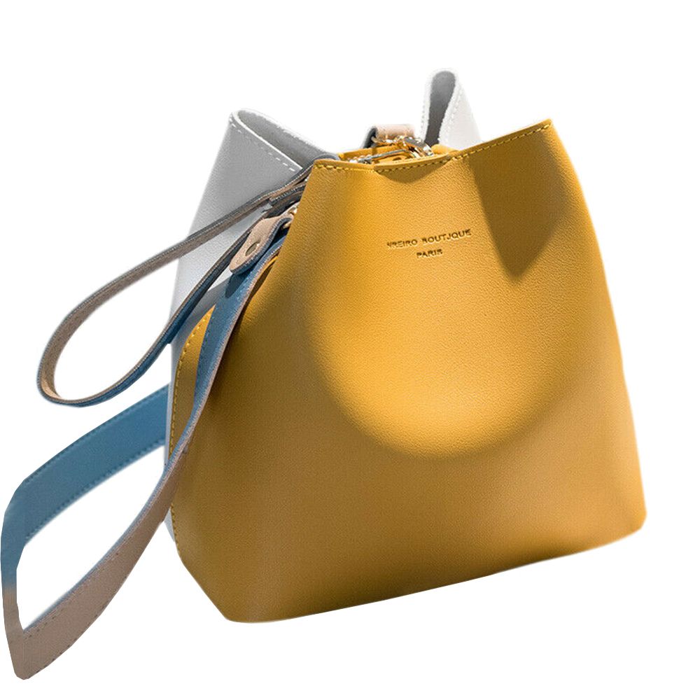 Large Capacity Women Fashion PU Leather Bucket Shoulder Bag | Shop ...