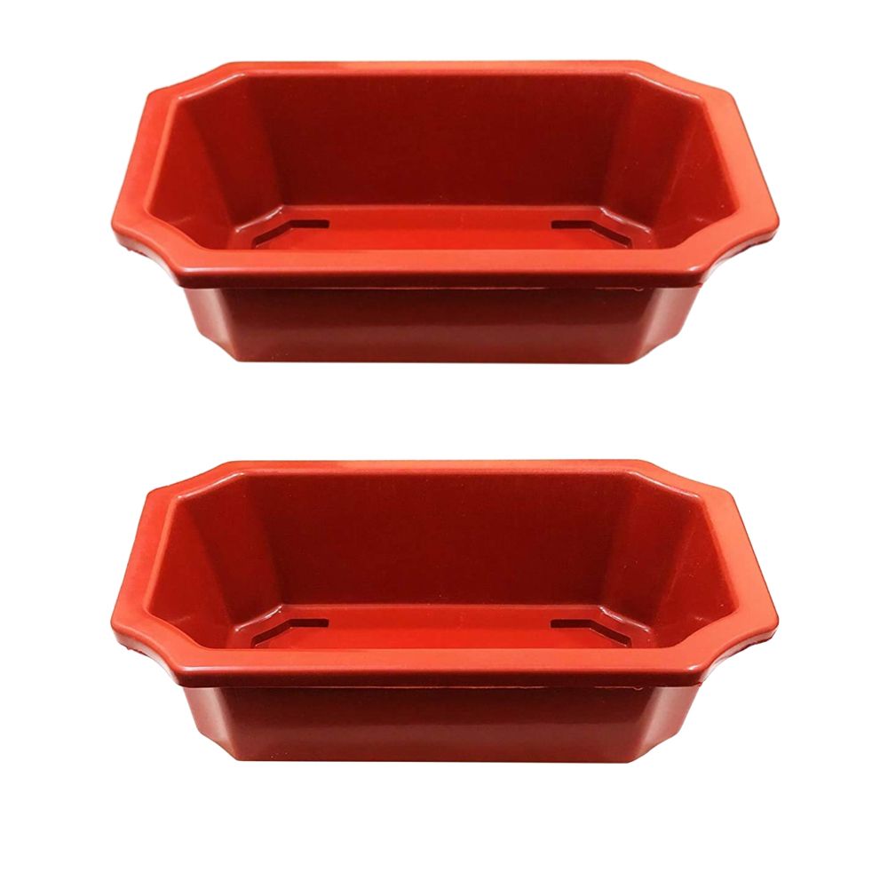 Garden Decor Flower Growing Bonsai Window Box Pot Set of 2 (52cm ...