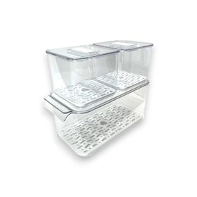 Fruit & Veggie Storage Containers 3 Piece | Shop Today. Get it Tomorrow ...