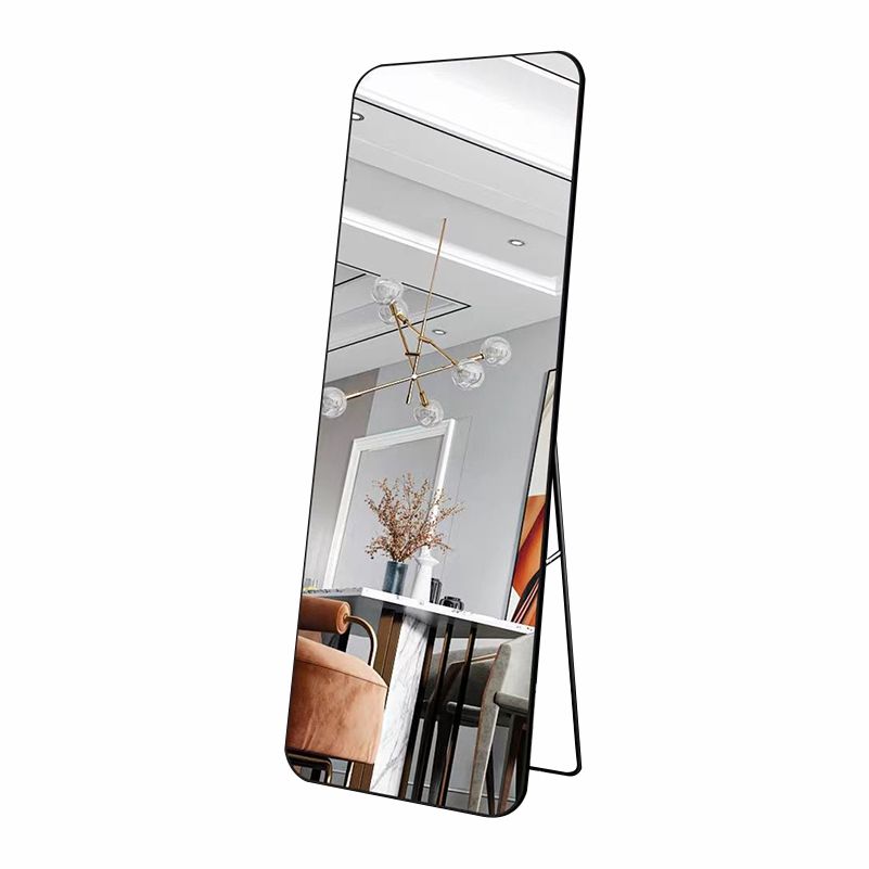 Free-standing or Wall-Mount Glass Mirror 966SB Black | Shop Today. Get ...