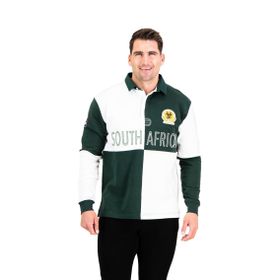 Old School SA Supporters Quartered LS Rugby Jersey-OS Green | Shop ...