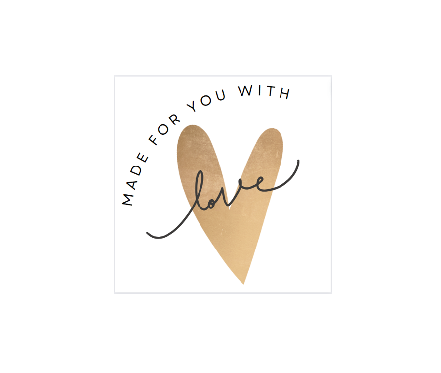 Made for You with Love Stickers - Pack of 100 | Shop Today. Get it ...