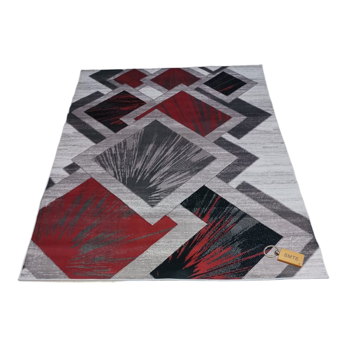 200cm by 150cm - Modern 3D Geometric Design Area Rug A15 With SMTE ...