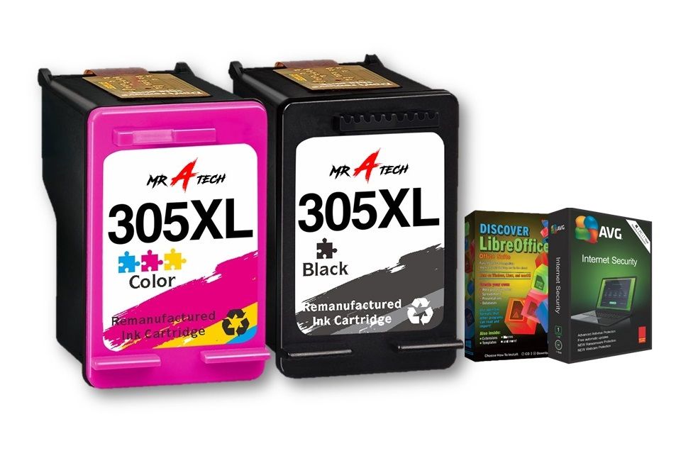 MR A TECH HP Ink Cartridges 305XL/305/305L/350XL/XL305 Replacement ...