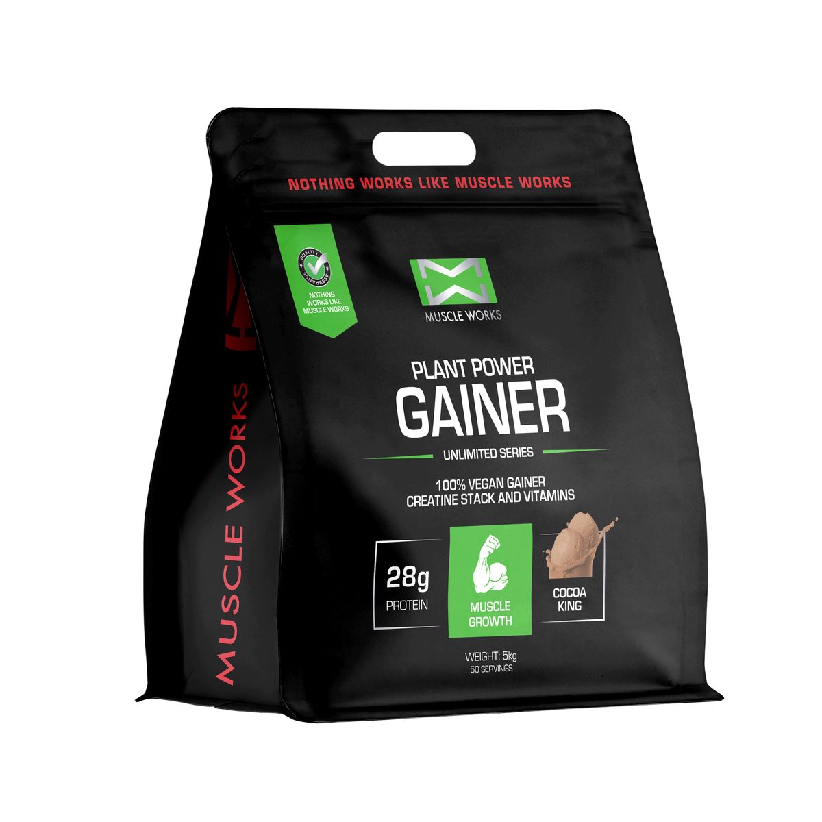 Muscle Works Plant Power Gainer 5kg Cocoa King | Shop Today. Get it ...