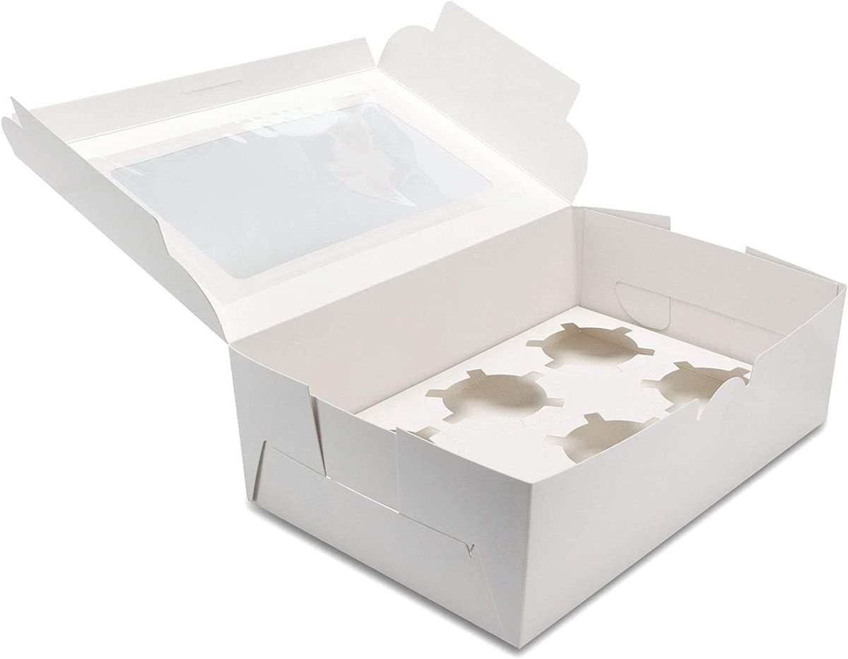Cupcake Box with Clear Display Window - 10 Pack | Shop Today. Get it ...