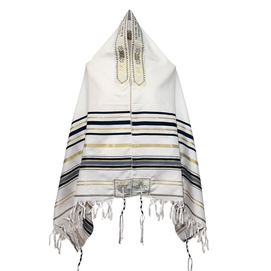 Messianic Prayer Shawl (Tallit) 180 x 80 cm | Shop Today. Get it ...