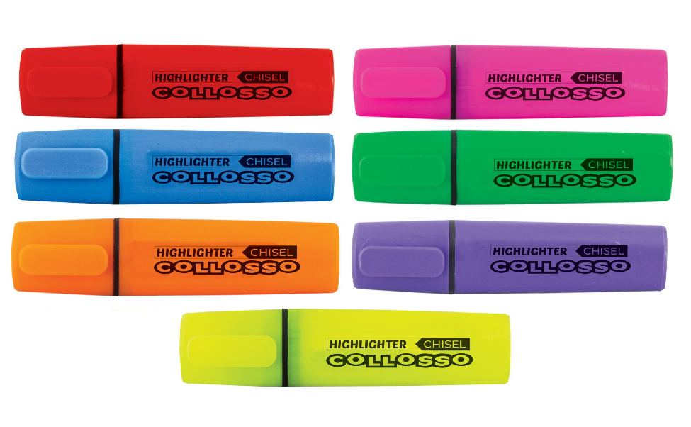 Collosso Highlighters Assorted - Box of 10 | Shop Today. Get it ... Collosso Highlighters Assorted - Box of 10 | Shop Today. Get it ...