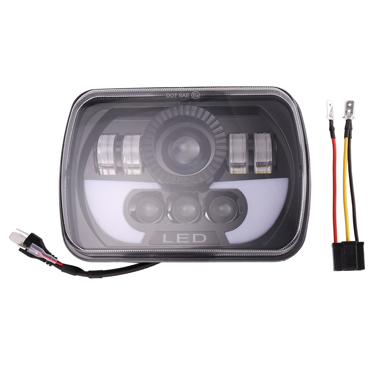 300W 5x7 Led Headlights Led Sealed Beam Head Light Lamp | Shop Today ...