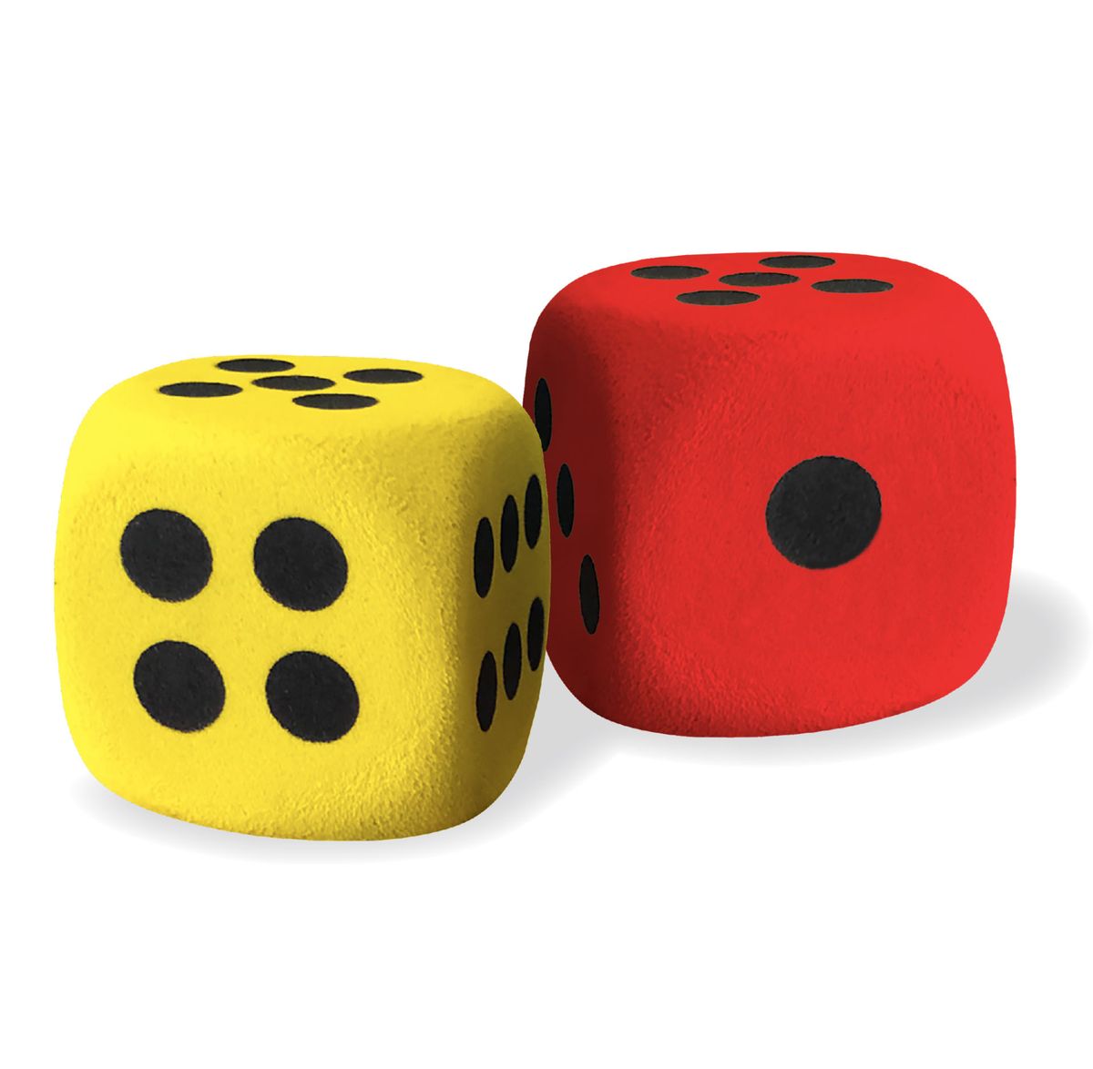 RGS Group Dice 2-pack Dots, 75mm Yellow / Red | Shop Today. Get it ...