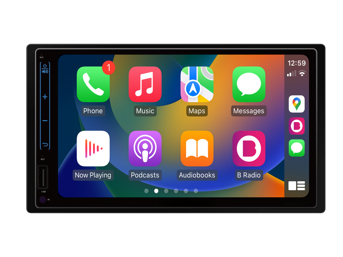 Paramount Wireless CarPlay and Android Auto Bluetooth Media player ...