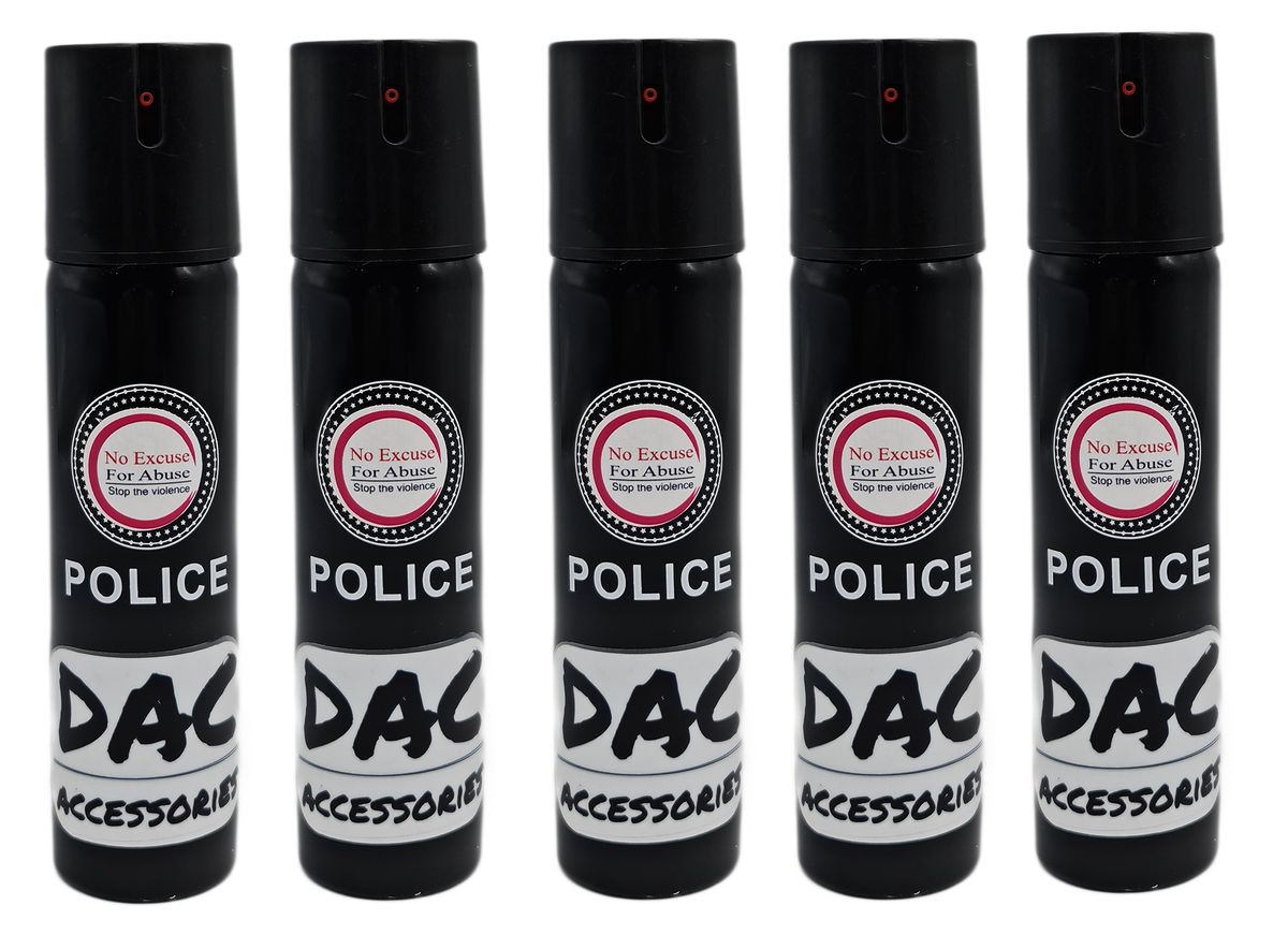 DAC Accessories Highly Effective Self Defense Pepper Spray 110ml - 5 ...