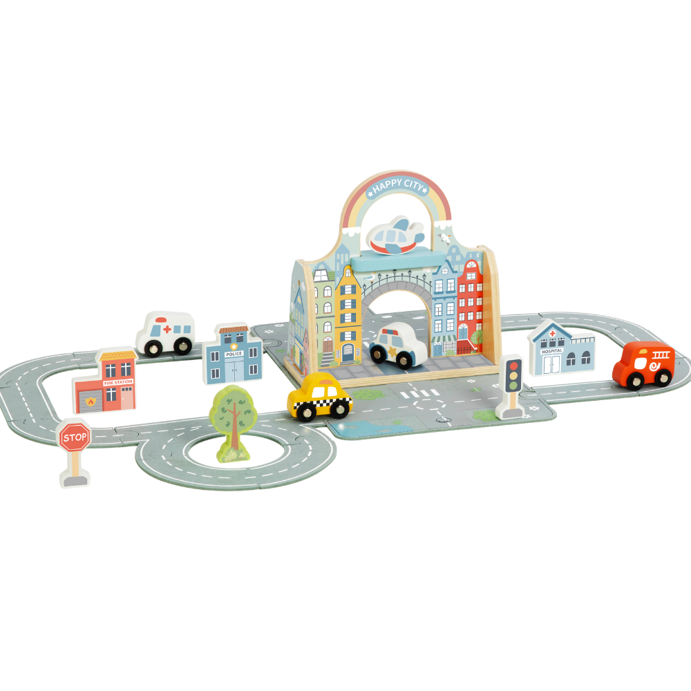 TookyToy - Pretend Play Story Box: City Toy Set in Carry Case | Shop ...