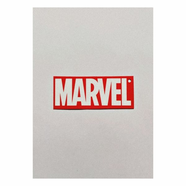 Marvel Logo With Grey Background - A1 Poster | Shop Today. Get it ...
