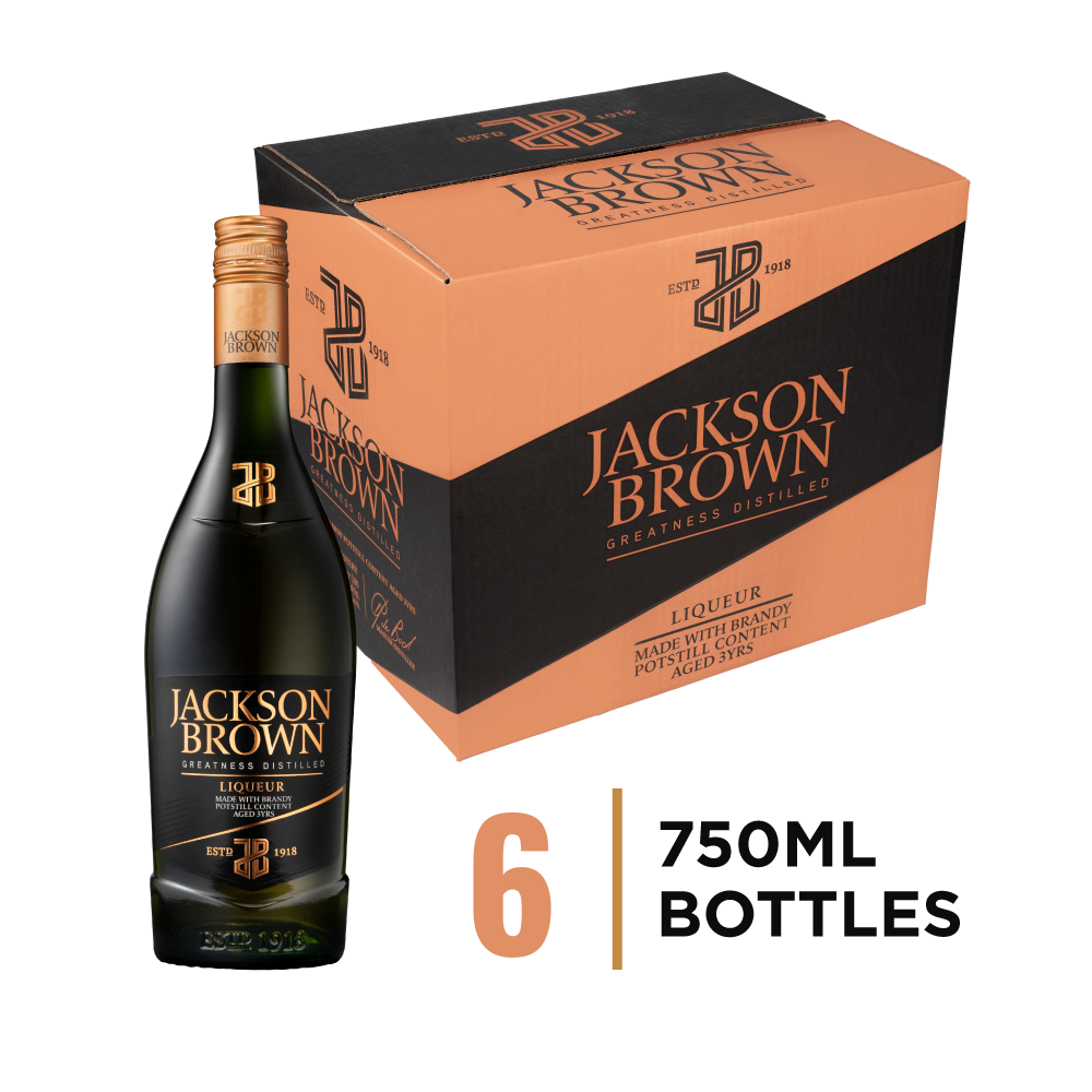 Jackson Brown Brandy Liqueur - (6 x 750ml) | Shop Today. Get it Tomorrow! | takealot.com