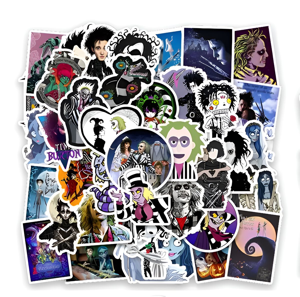 Animated Beetlejuice 50-Piece Sticker Pack | Shop Today. Get it ...