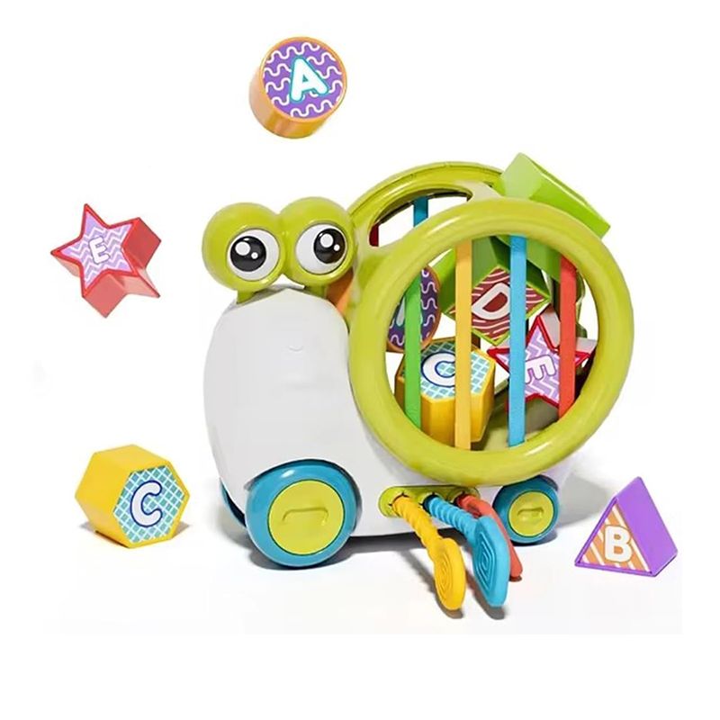Snail Shape Sorting Toy Baby Toys Multisensory Shape Toy Early Learning ...