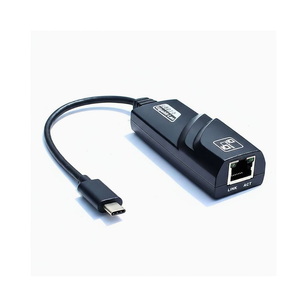 Type-C 3.0 to RJ45 Ethernet Adapter Fast Speed 1000Mbps Network ...