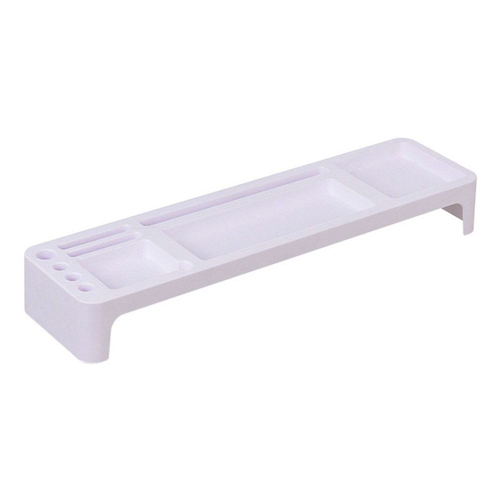 Plastic Office Table Organizer Desk Keyboard Rack-White | Shop Today ...