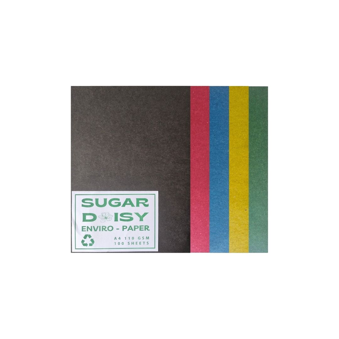 Sugar Daisy Enviro Paper-Sugar Paper- A4-110gsm -100sheets-Mixed Pack ...