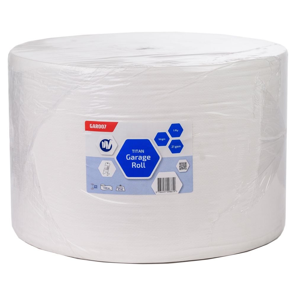 Multipurpose Hand Garage Roll Paper Towel - 270mm x 1500 m x 1 roll ...