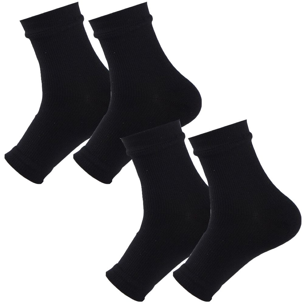 Ankle Brace Compression Black Set of 2 Pairs | Shop Today. Get it ...