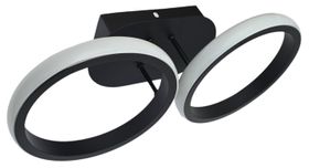 Teempeest - Modern Two Circle LED Multi Colour Flush Mount Ceiling ...