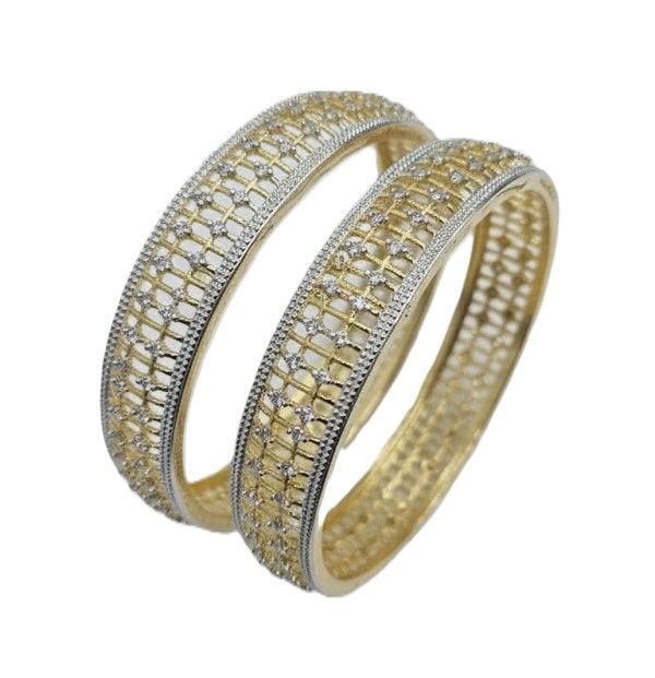 Gold &SILVER bangles for women & girls ideal for indian wedding pack of ...