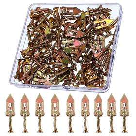 Tool DIY Multifunctional Self Drilling Anchor Screws Set of 50 (30 mm ...