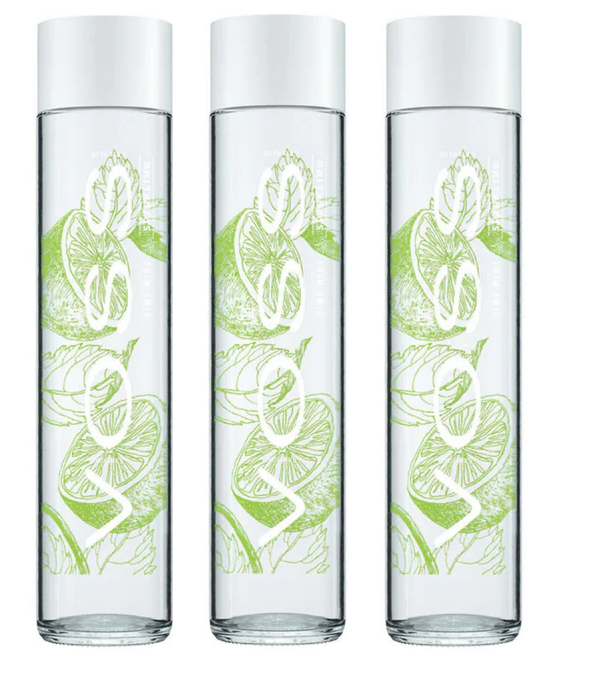 Voss Sparkling Water Lime Mint Flavored Glass Bottled Drink 375ml - Pack 3 | Shop Today. Get it ...