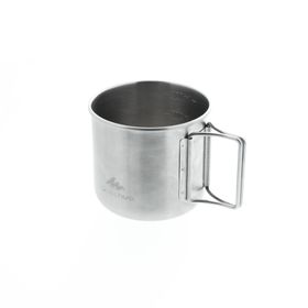 Quechua Stainless-steel hiker's camping mug (0.4 litre) | Shop Today ...