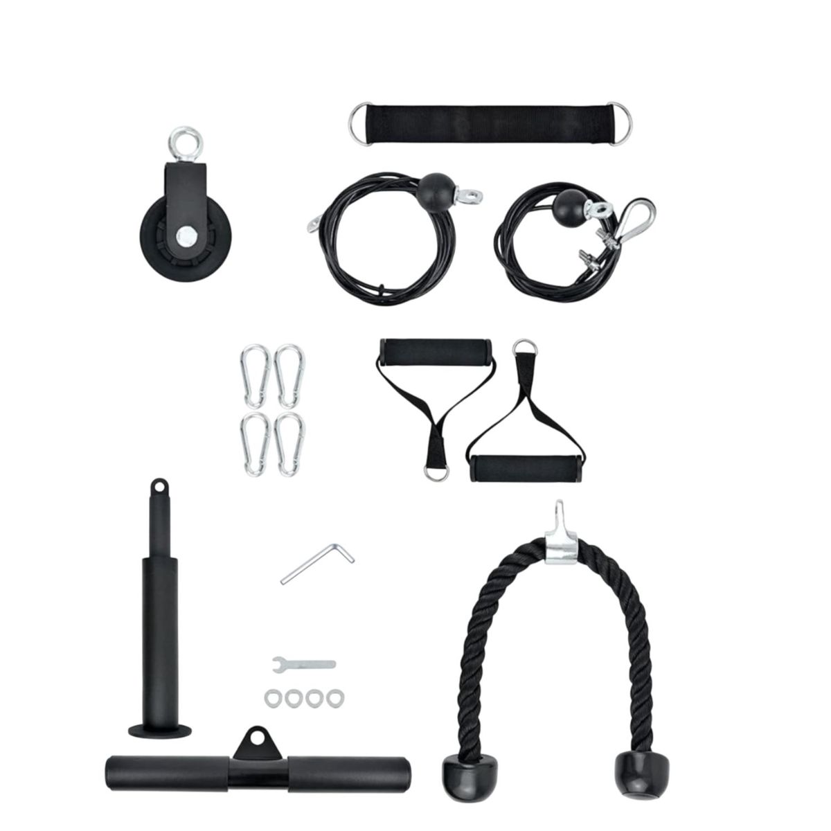 Metal Gym Pulley Set - Adjustable Home Gym Pulley System Set | Shop ...