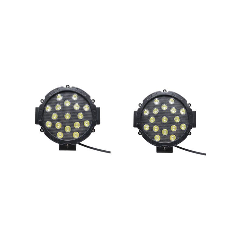 Set Of 2 51W Round LED Work Flood Spot Light | Shop Today. Get it ...