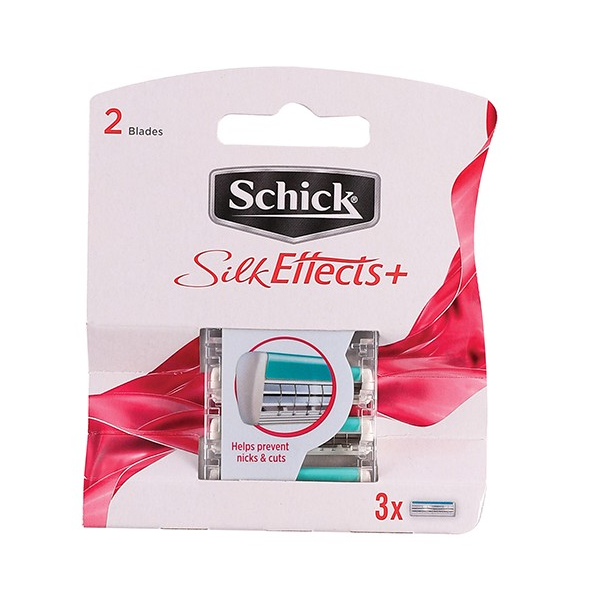 Schick- Silk Effects Female Refill Blades 3's- Pack | Shop Today. Get ...