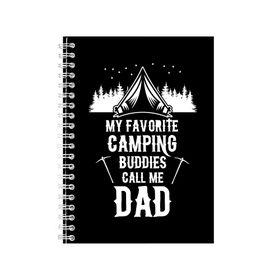 Camping Dad Notebook Adventure Gift Idea A5 Notepad 124 | Shop Today ...