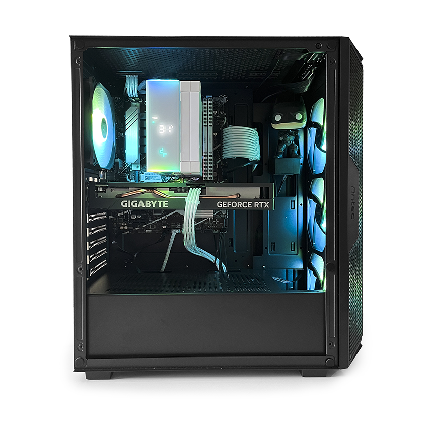 PC Style Intel Core i7 + GeForce RTX 4060 Windows 11 Custom Gaming PC ...