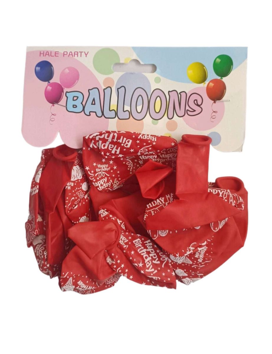 Happy Birthday Red Balloon 10 Piece | Shop Today. Get it Tomorrow ...