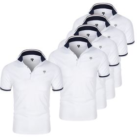 5 x Plain Golf Shirts For Men & Women Polo Shirts T Shirts - APEY -Pure ...