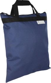 A4 Boomerang Upright Xbag Polyester Book Bag with Handles S-8001 Navy ...