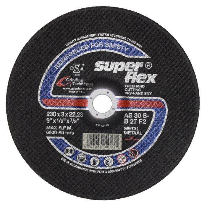 Superflex - Cutting Disc Steel Dome 230X3X22 - 8 Pack | Shop Today. Get ...
