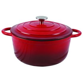 Enamel Red Casserole Pot 3.5L 160/021 | Shop Today. Get it Tomorrow ...