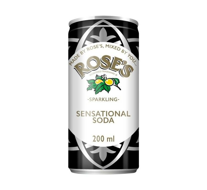 Roses RTD Sensational Soda 200ml - Pack 24 | Shop Today. Get it ...