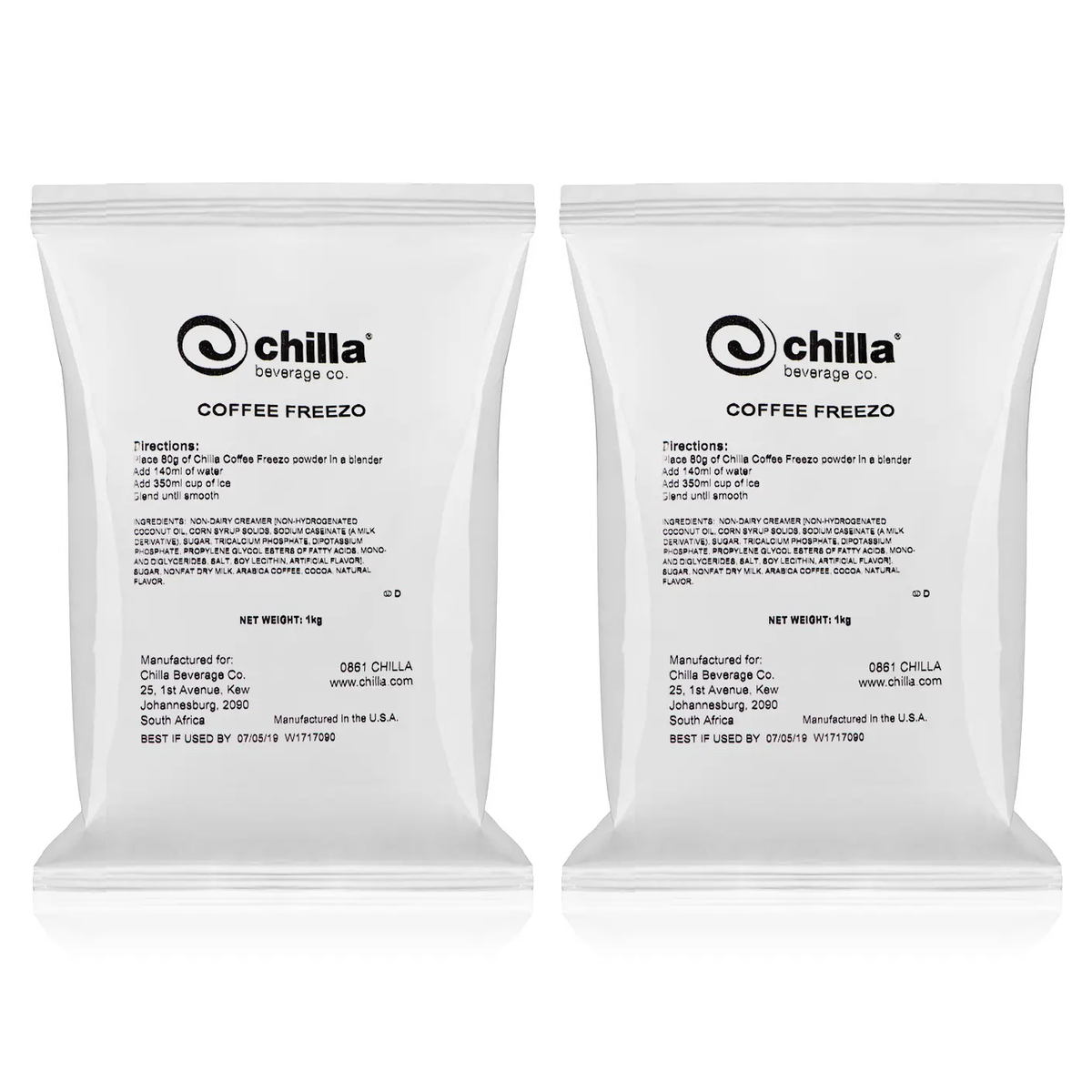 Chilla - Pack of 2 - Coffee Freezo Powder 1kg | Shop Today. Get it ...