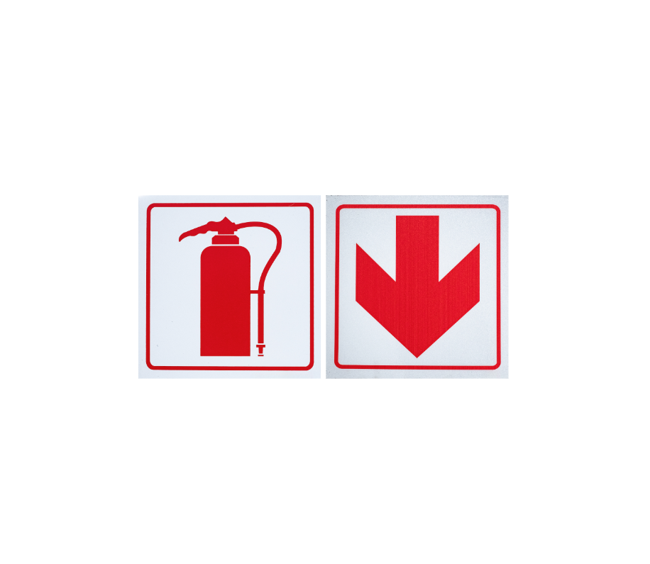 Fire Extinguisher Safety Sign And Directional Arrow - ABS Signs | Shop ...