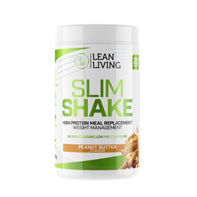 Lean Living Slim Shake Peanut Butter- High Protein Meal Replacement ...