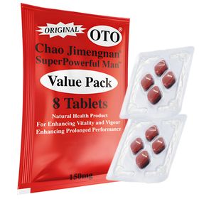 OTO Max 8 - Original Super Powerful Man Erection Booster- 8 Tablets ...