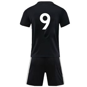 Bufftee Individual Junior Soccer Kit Number 9 Strikers Kids Jersey ...