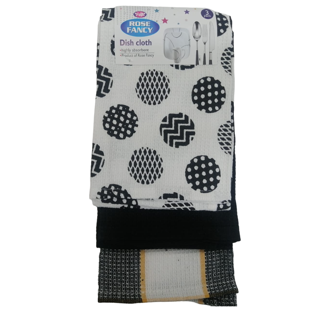 Pack of 3 Fancy Dish Cloth | Shop Today. Get it Tomorrow! | takealot.com
