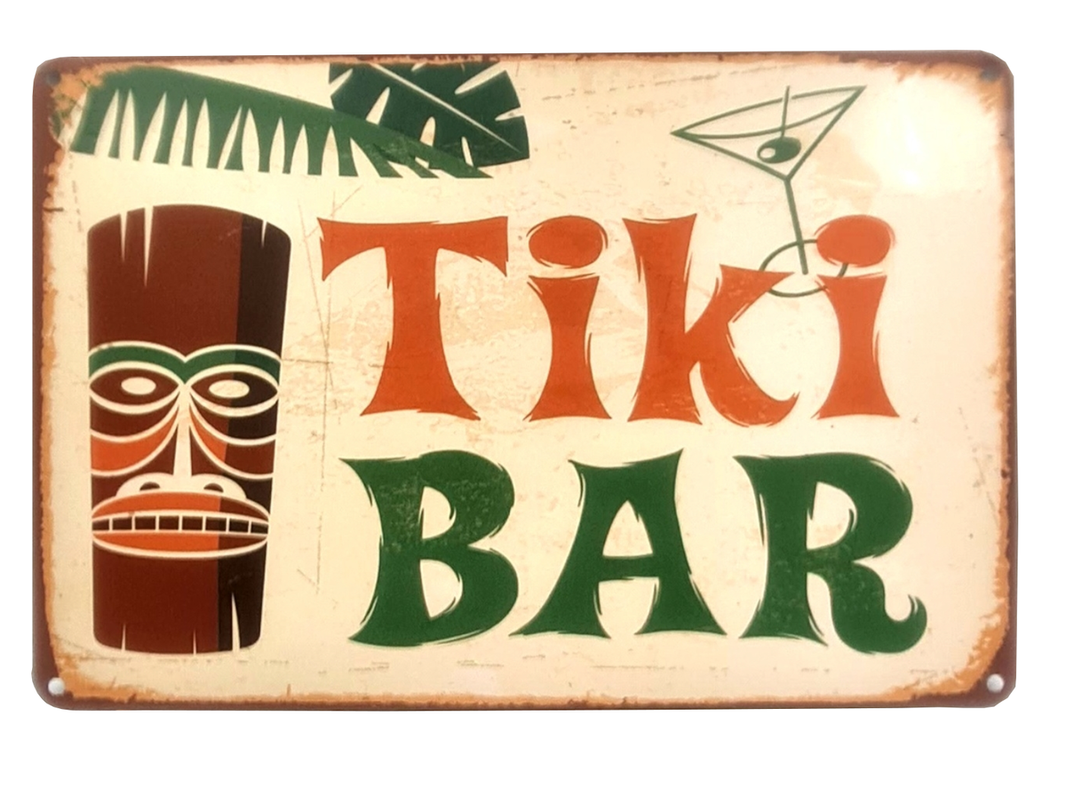 Aankopen - Tiki Bar - Bar Sign Retro Vintage Wall Metal Plate | Shop ... Aankopen - Tiki Bar - Bar Sign Retro Vintage Wall Metal Plate | Shop ...